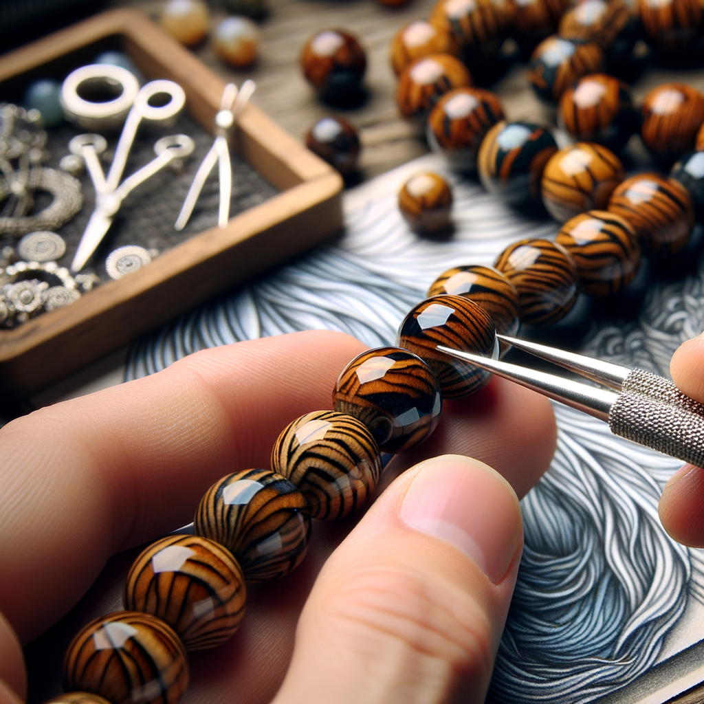 The Spiritual and Artistic Significance of Tiger Skin Beads Wooden Jas ...