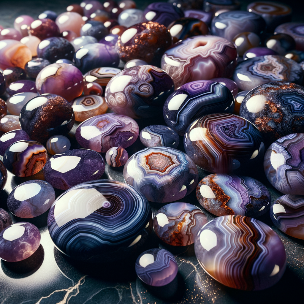 The Allure of Violet Rust Crazy Lace Agate Beads and Their Unique Patt ...