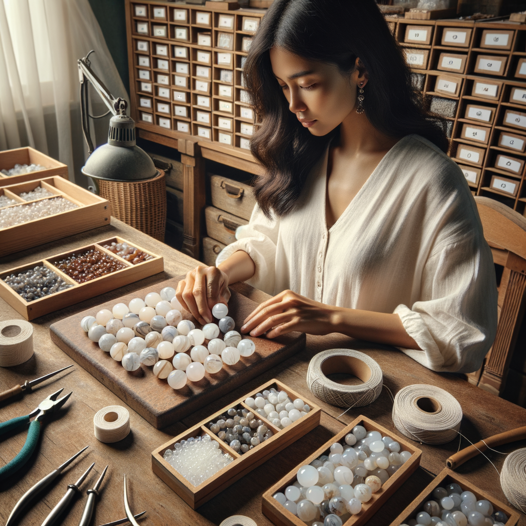 Exploring the Healing Powers of White Agate Gemstone Round Beads in Je ...