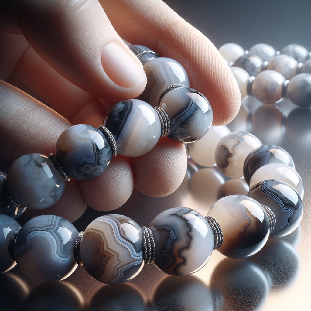 The Healing and Spiritual Significance of Creamy Gray Agate Beads in J ...